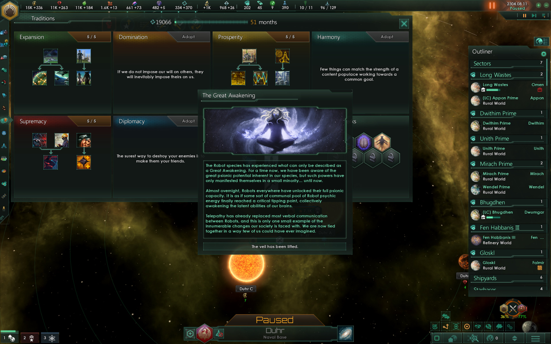 Paradox Trolled Me: Psionic Transcendence Turned My Species Into Robots | Paradox Interactive Forums